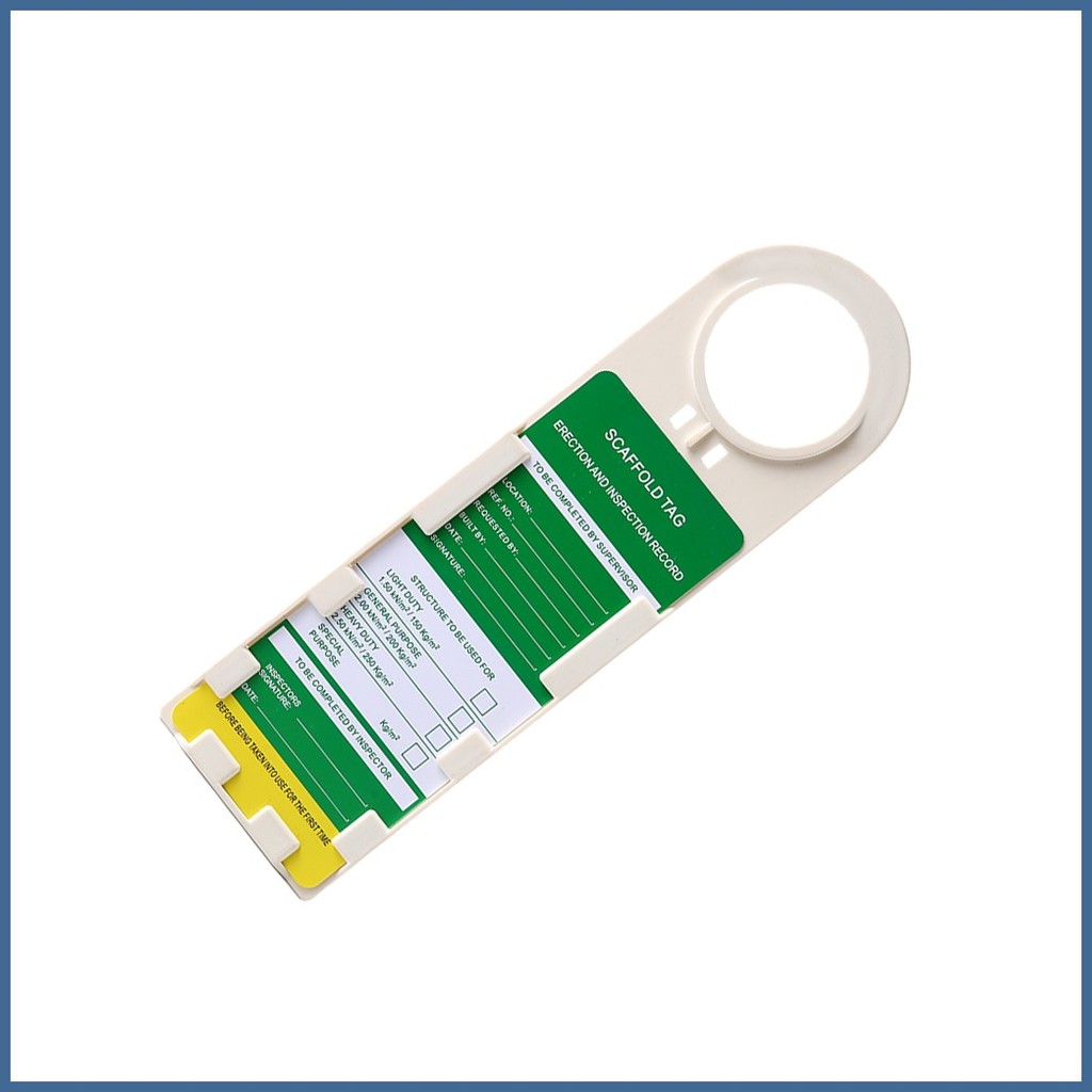 Scaffolding Status and Labeling Scaffolding Safety Inspection Labels No ...