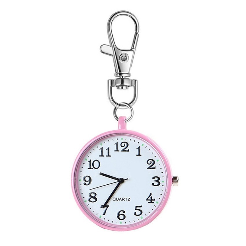 Vintage Pocket Watches Big Dial Keychain Watch Fob Clock With Battery ...