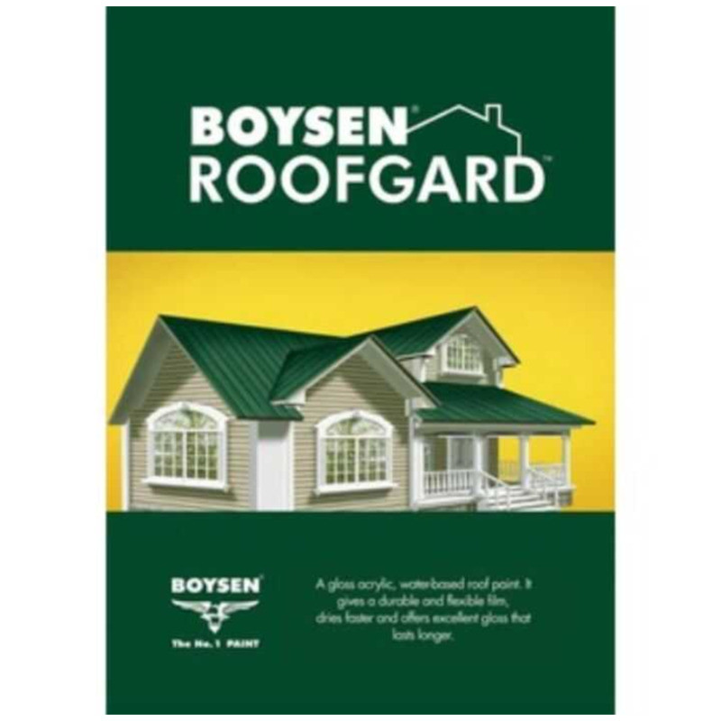 BOYSEN ROOFGARD GLOSS ACRYLIC WATERBASED ROOF PAINT PINTURA PANGBUBONG ...