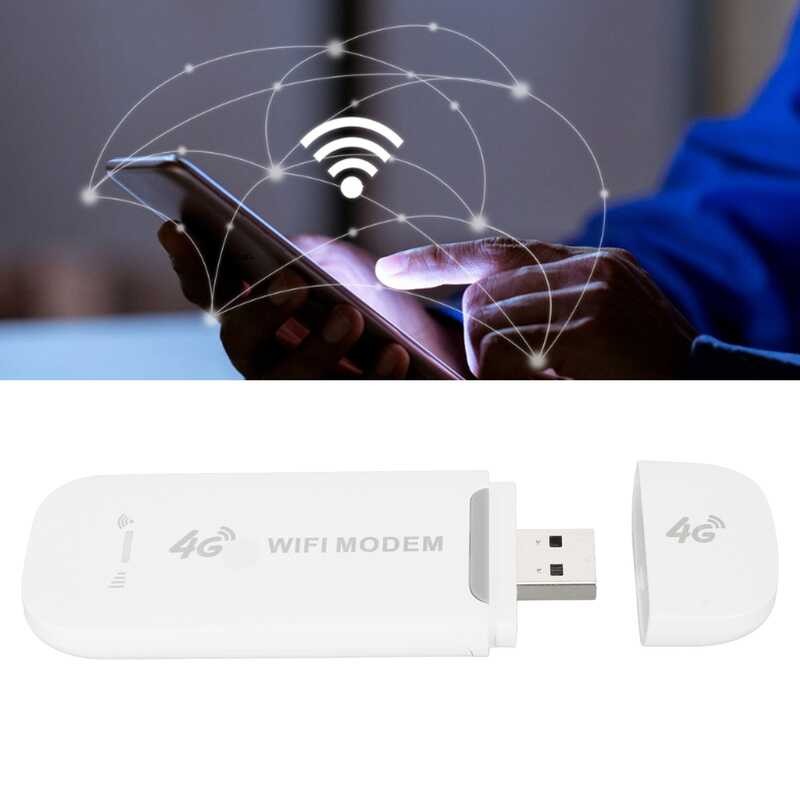 4G LTE USB Modem Dongle With SIM Card Slot Mobile Hotspot For Phone PC ...