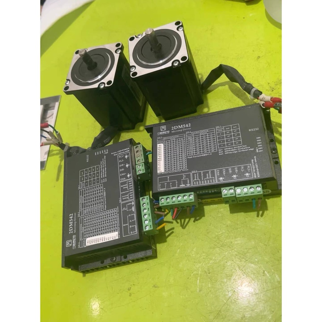 Jiemeikang 57 Stepper Motor Set, 57 Stepper Motor, 2DM542-lo Driver ...