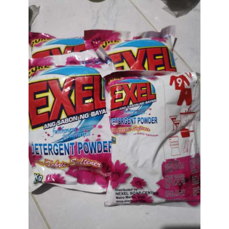Exel Detergent Powder With Fabcon 1Kg.. Pcs 21Ae2 | Shopee Philippines