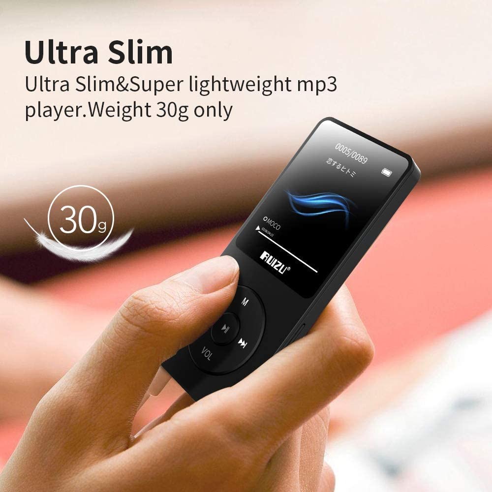RUIZU X02 MP3 Music Player Portable Sport Walkman with 1.8 Inch Support ...