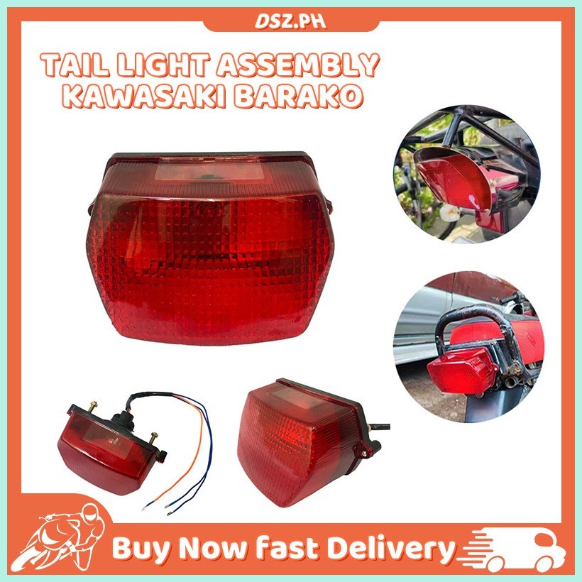 KAWASAKI Barako 175 Tail Light Motorcycle Tail Lamp Assy Brake Light ...