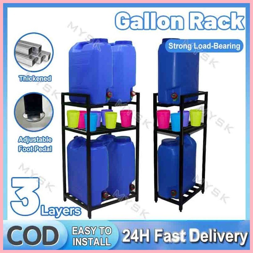 Water Container Rack Steel Gallon Rack Water Tank Bracket Water ...
