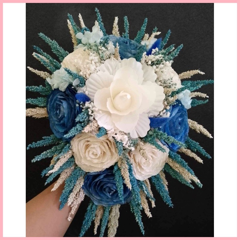 Bridal Bouquet Navy Blue | Shopee Philippines