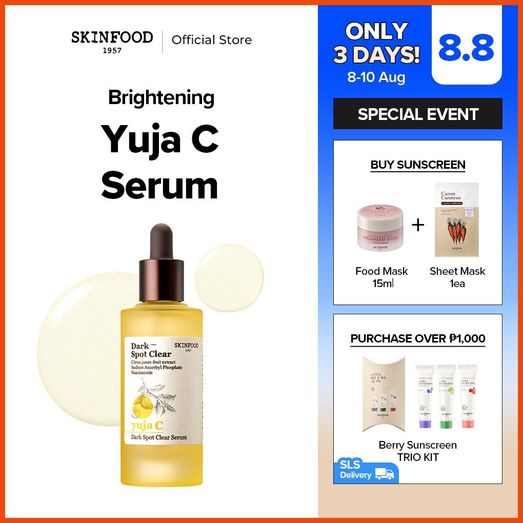 [SKINFOOD Offiical] Yuja C Dark Spot Clear Brightening Serum 50ml / 75% ...