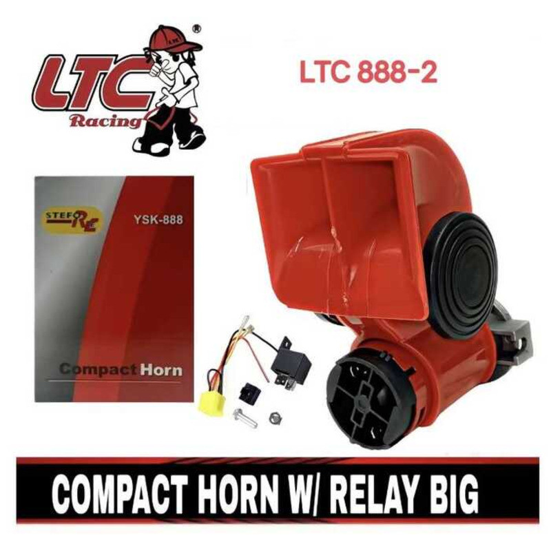 COMPACT HORN WITH RELAY Big(12V) LTC 888-2 | Shopee Philippines