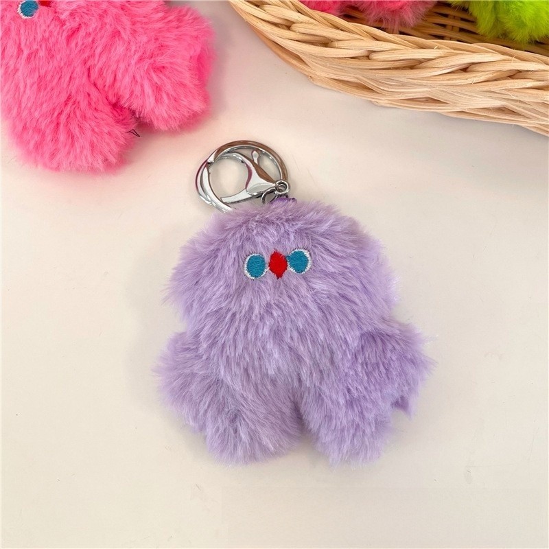 Animal Plush Soft Keychain With Metal Hook For Daily And Collecting Use ...