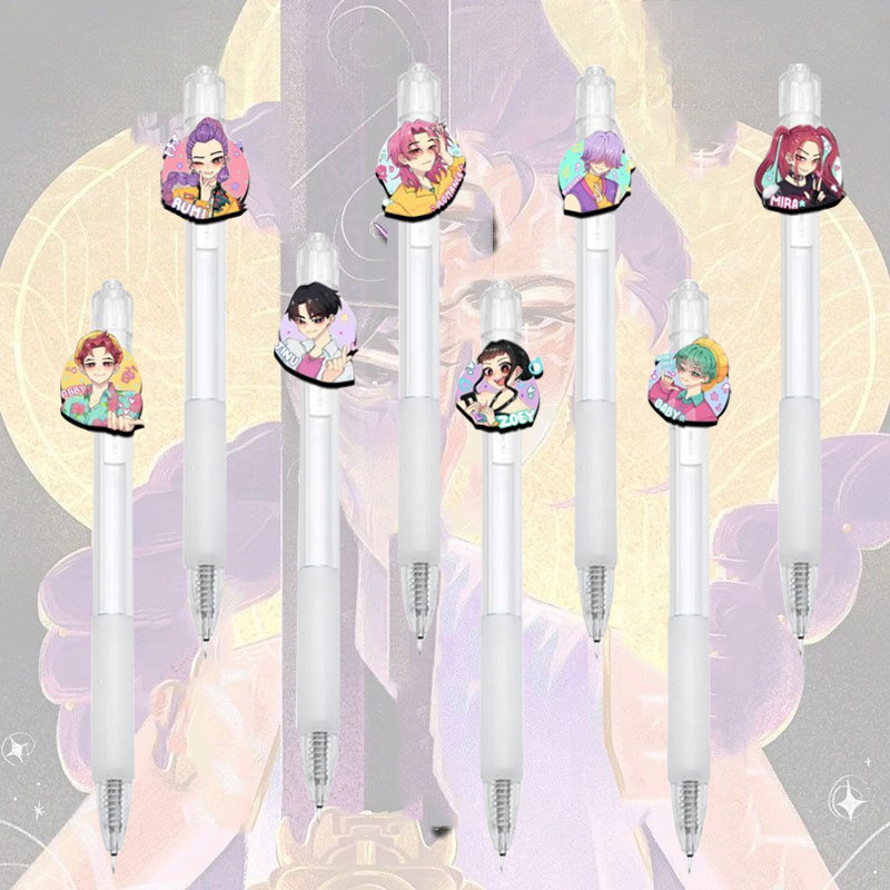 Kpop Demon Hunter Girl Group Ballpoint Pen Cartoon Print Student ...