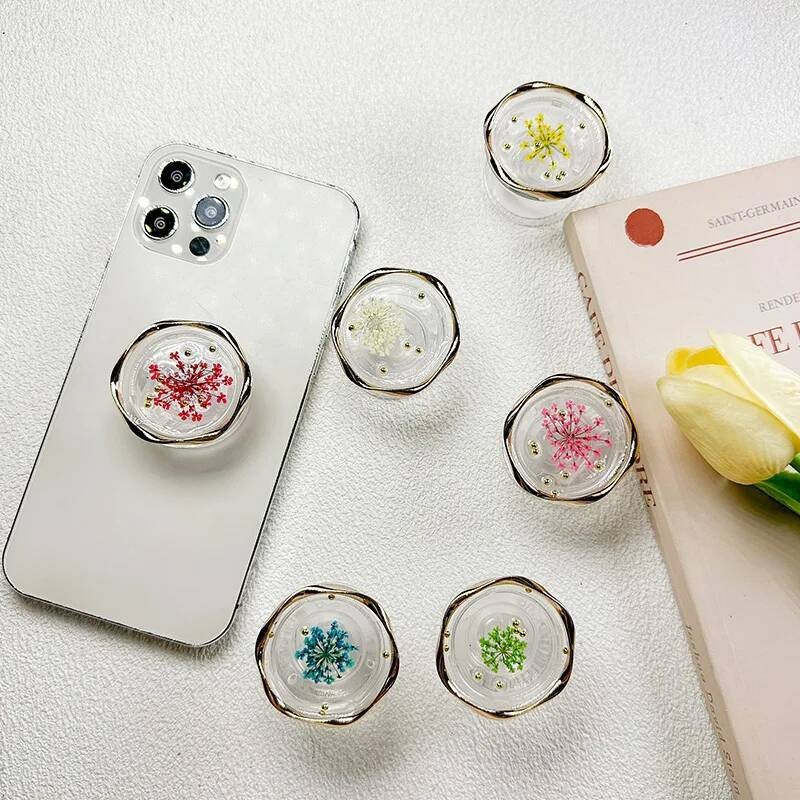 ins Real Dreid Flower Round Universal Smart Phone Holder Griptok ...