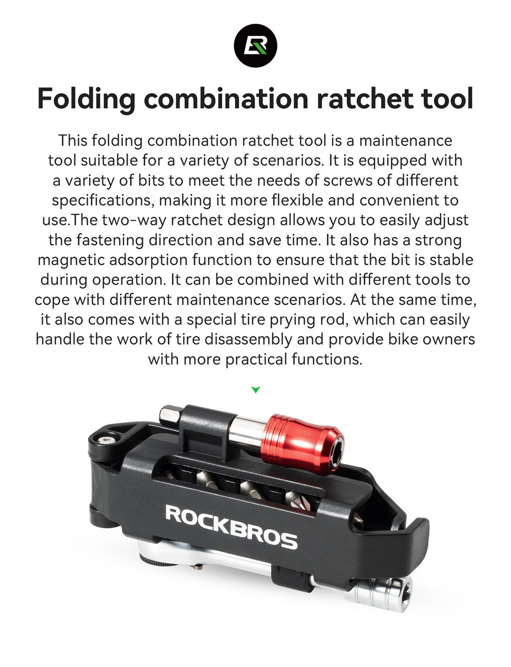 【PH Delivery】ROCKBROS Bicycle Ratchet Wrench Set Portable ...
