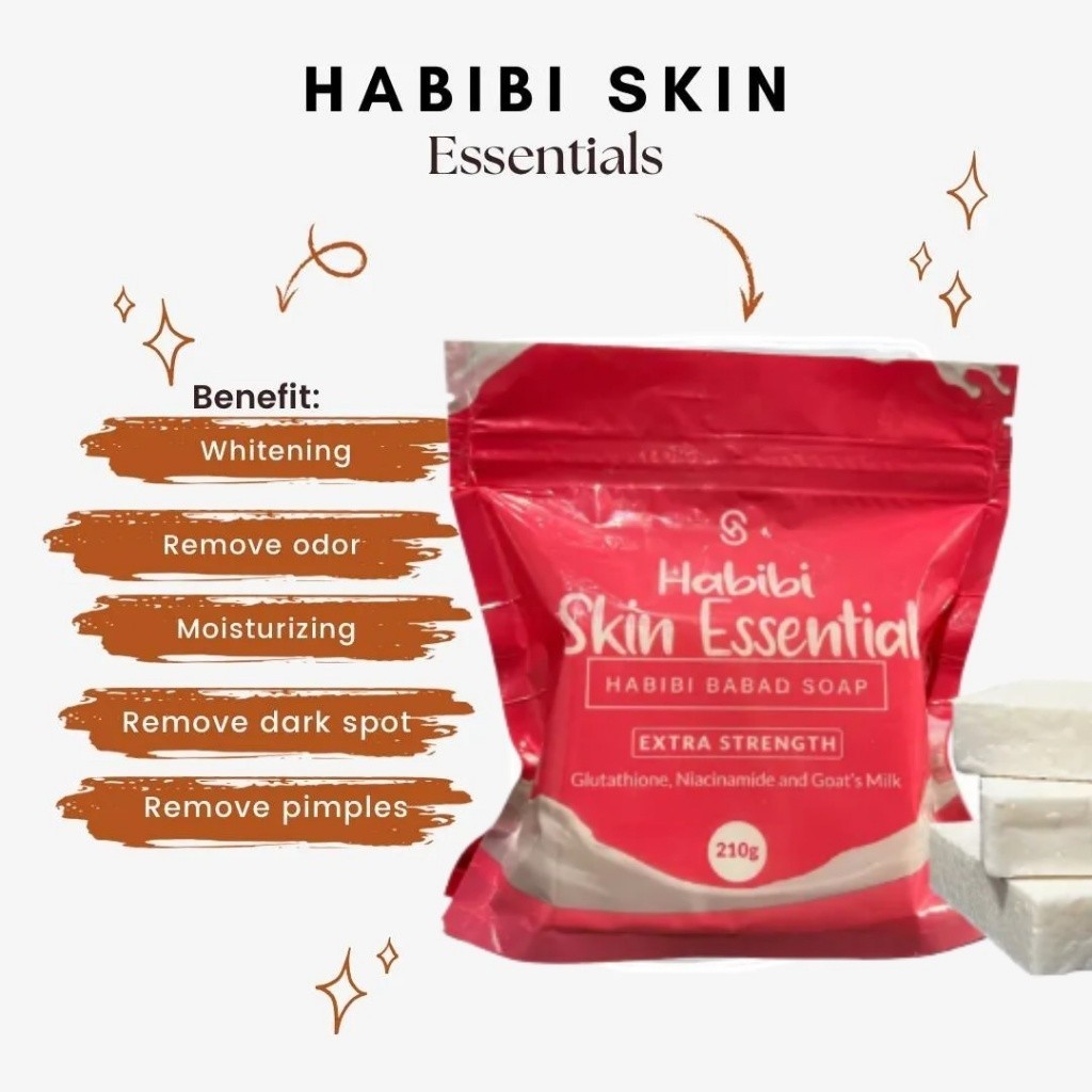 Habibi Skin Essentials Babad Soap - 3 Bars 210g for Whitening Skin ...