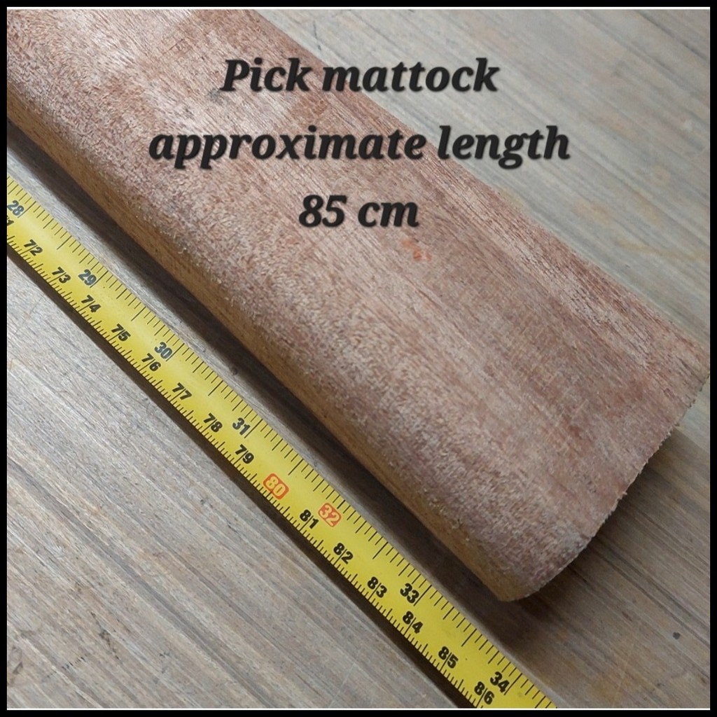 Wood handle pick-mattock (PIKO) heavy duty | Shopee Philippines