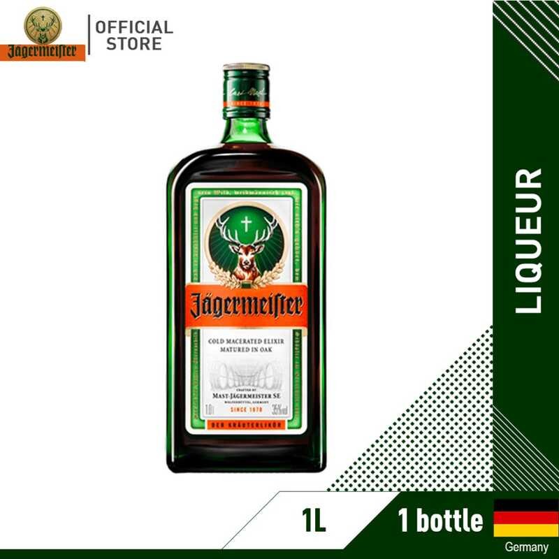 COD Authentic original Jagermeister Herbal Liqueur 1L | Shopee Philippines