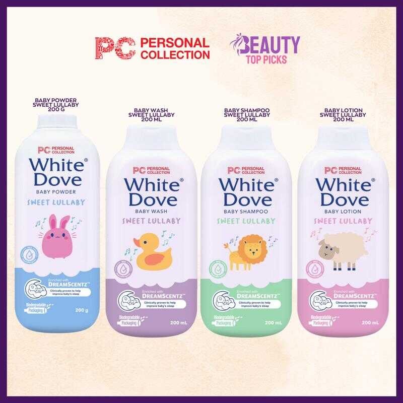 PC White Dove Sweet Lullaby 200 ML - Powder, Wash, Shampoo, Lotion ...