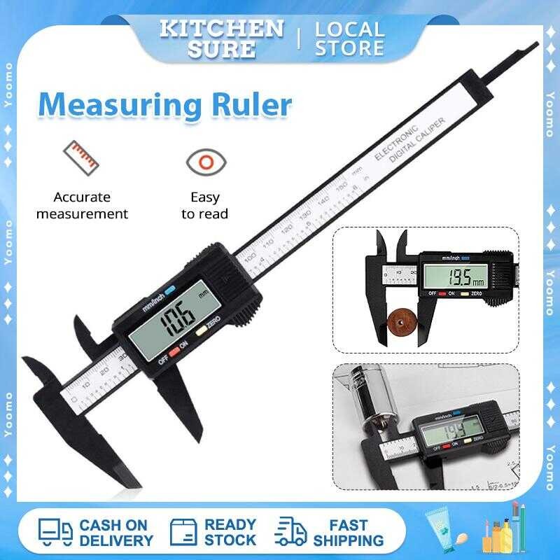 Measuring Ruler Digital Depth Caliper Electronic Depth Gauge Caliper ...