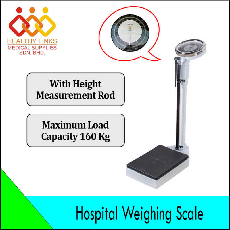 Hospital Mechanical Weighing Scale With Height Measurement Rod E2d ...