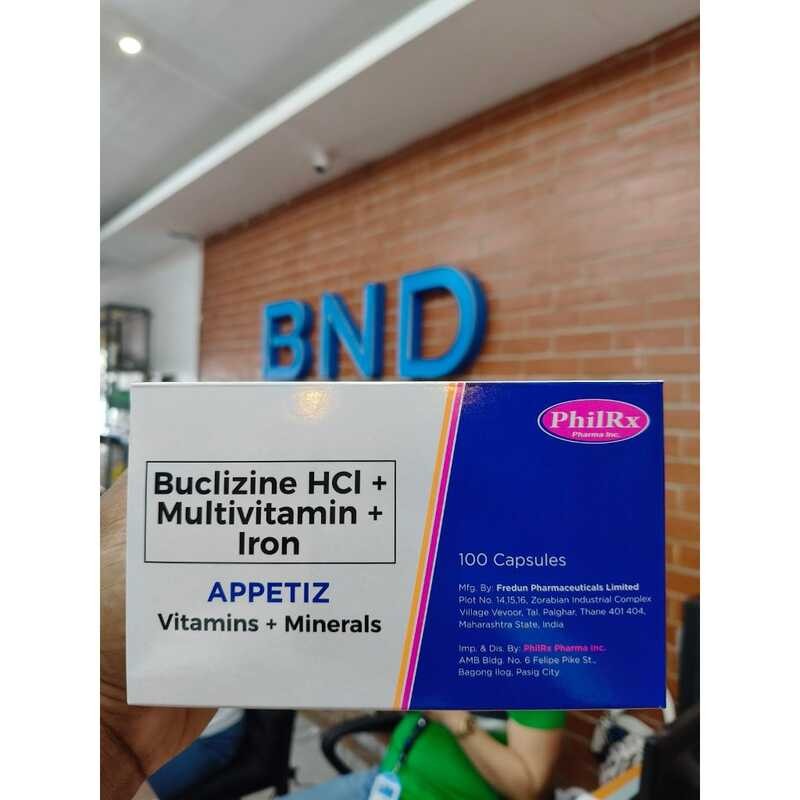 Shop multivitamins buclizine for Sale on Shopee Philippines