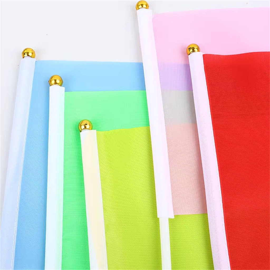 10PCS Vibrant Hand Flags On Stick For Sinulog Festival Parades School ...
