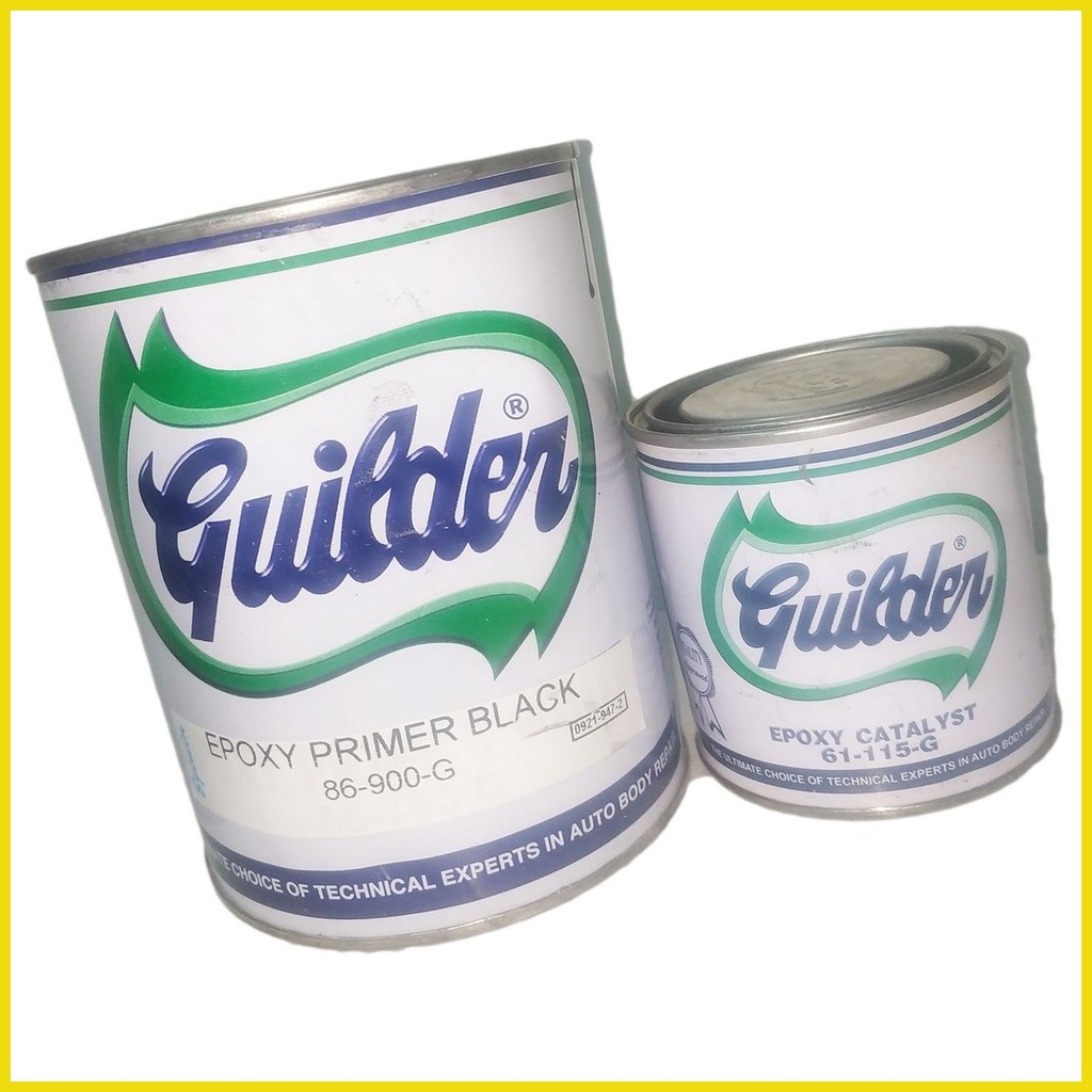 GUILDER EPOXY PRIMER BLACK WITH CATALYST PART NO. 86-900-G PART NO. 61 ...