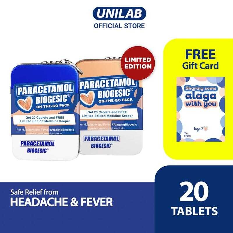 Unilab Biogesic On-The-Go Pack + FREE Gift Card 0F5 | Shopee Philippines
