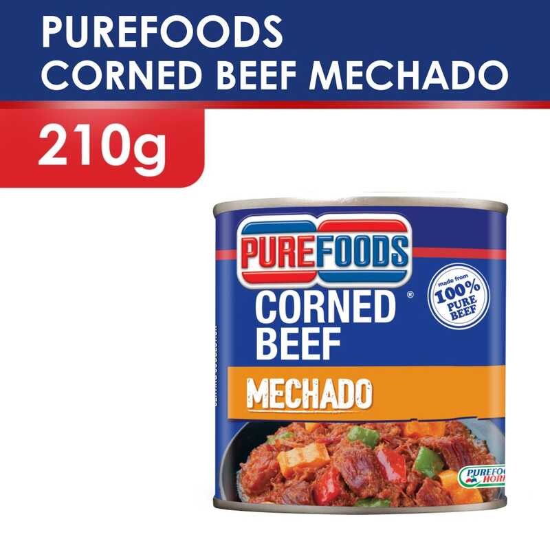 COD Authentic original Purefoods Corned Beef Mechado 210g | Shopee ...