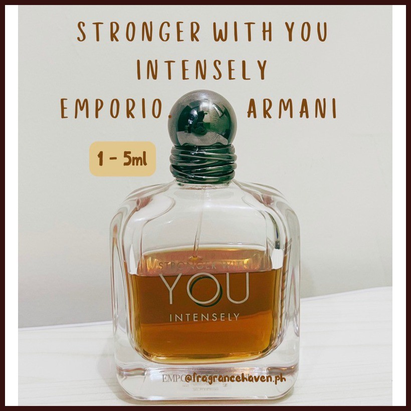Stronger with You SWY Intensely (1ml 2ml 3ml 5ml) DECANT / TAKAL ...