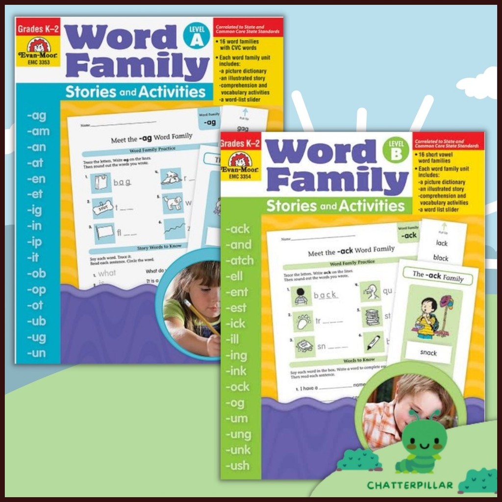 ∦ Word Family with CVC words (Stories and Activities) | Shopee Philippines