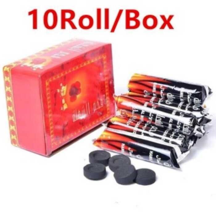 100Pcs/Box Magic Charcoal Charco Al Rahal Aisya Hamil Musk ULING ...