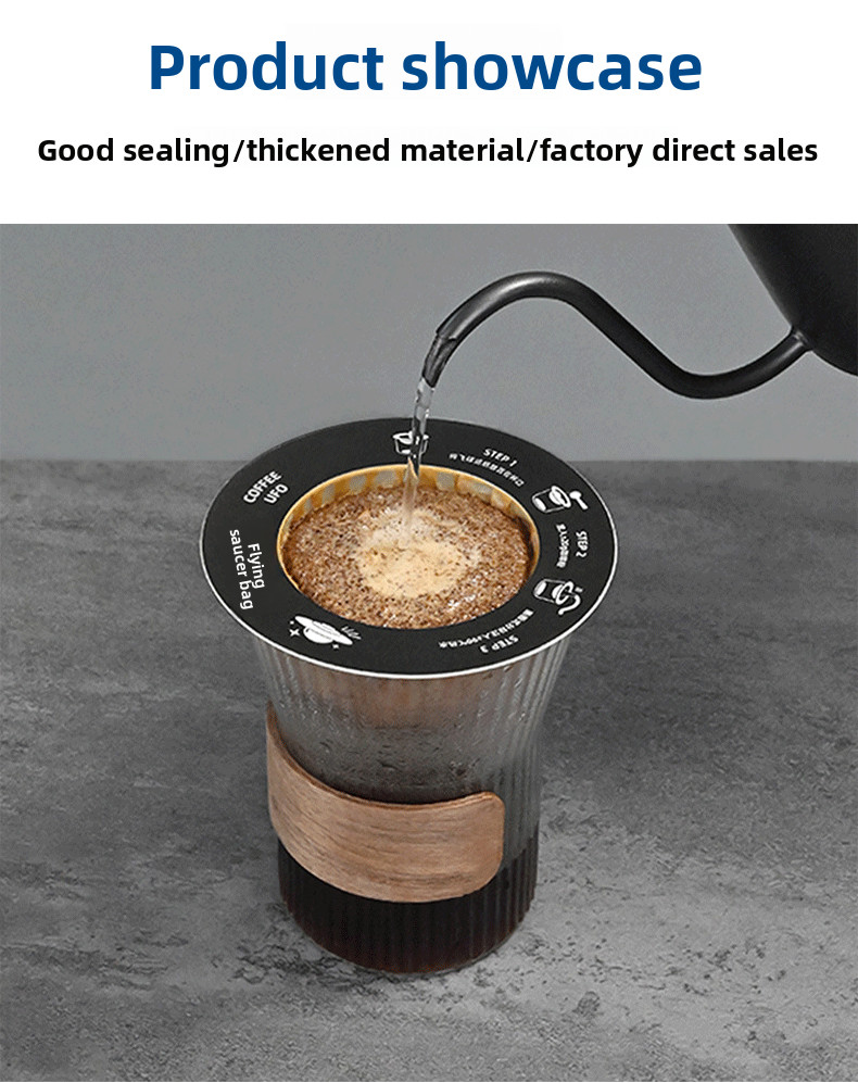 Hand Brewed UFO Coffee Filter Paper Food Grade Drip Filter Funnel ...