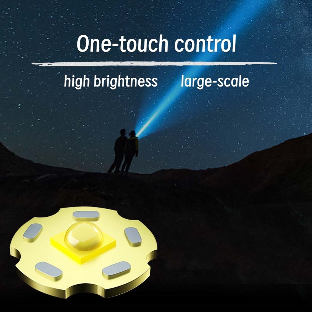 RGB Colorful Camping Light Outdoor Emergency Flashlight Portable Metal ...