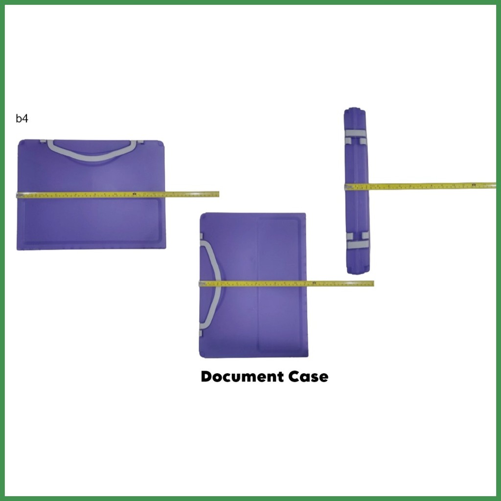 Plastic Document Case with Handle Short Long B5 A4 B4 Office School Bag ...