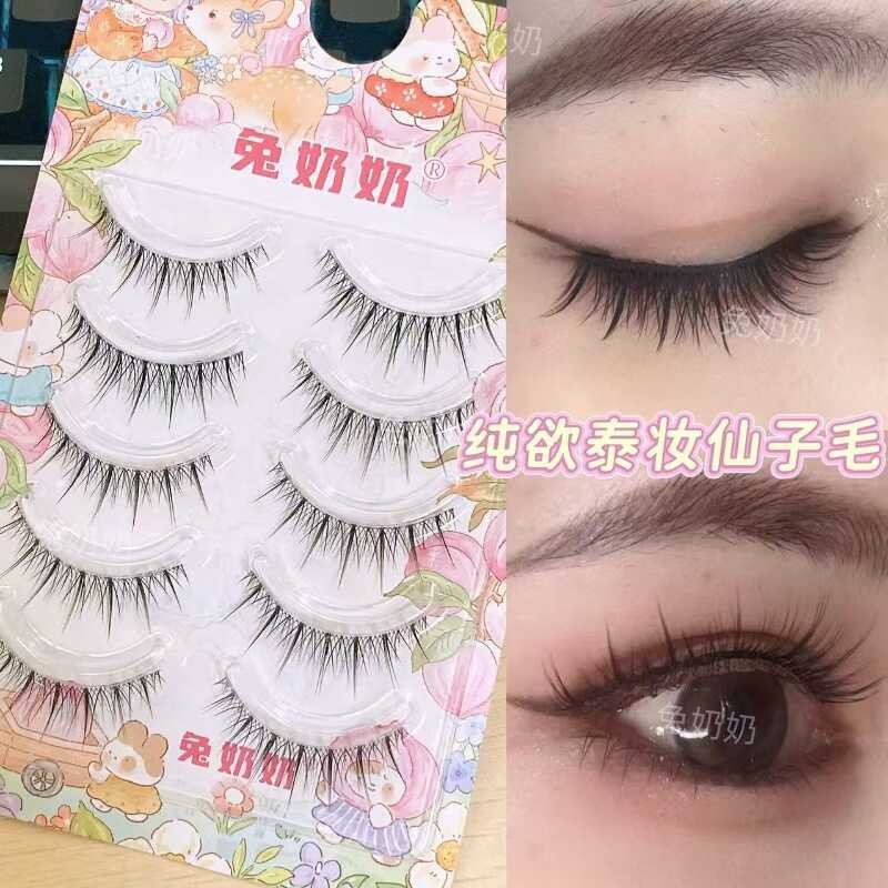 Grandma Rabbit S06 Thai Style Rich Lady Eyelashes One-Piece Transparent ...