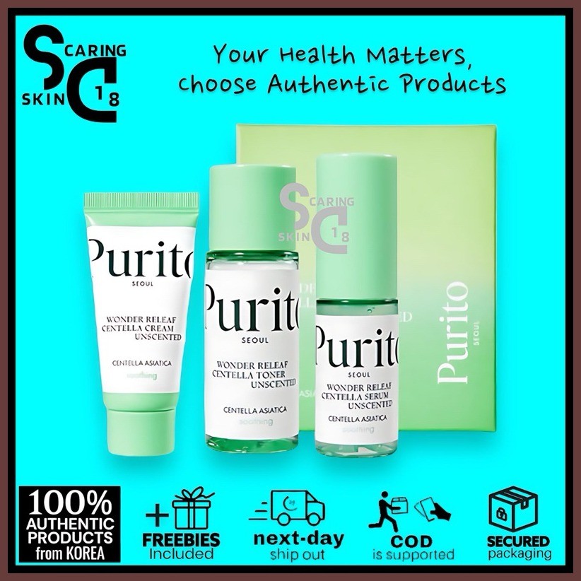 ∵ ஐ [EXP. 2026] Purito Centella Unscented Mini Kit by SkinCaring18 ...