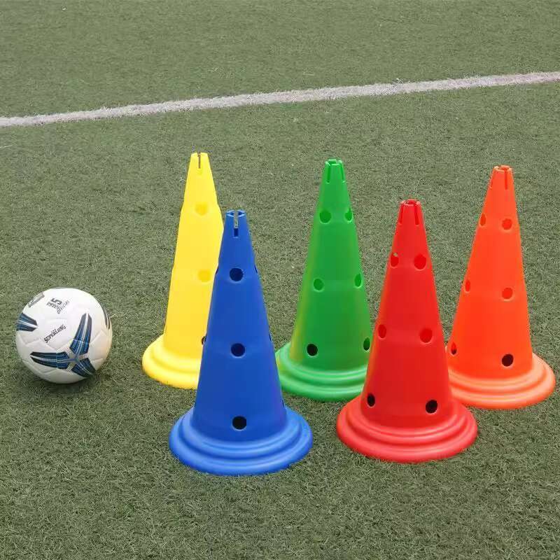 52cm Round Bottom Hole Marked Cone Football Basketball Training Cone ...