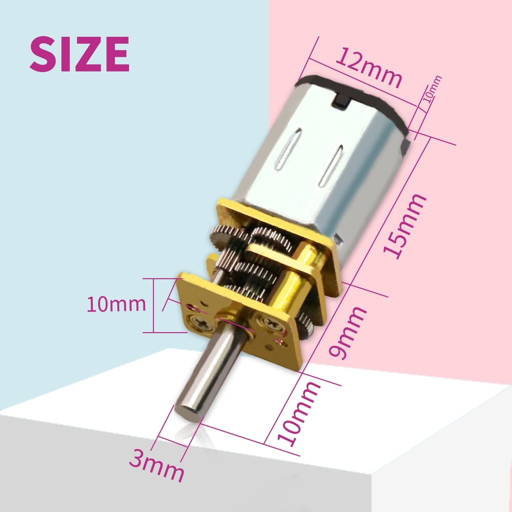 GA12-N20 DC 3V 6V 12V Multiple Type Micro DC Gear Reduction Motor Low ...