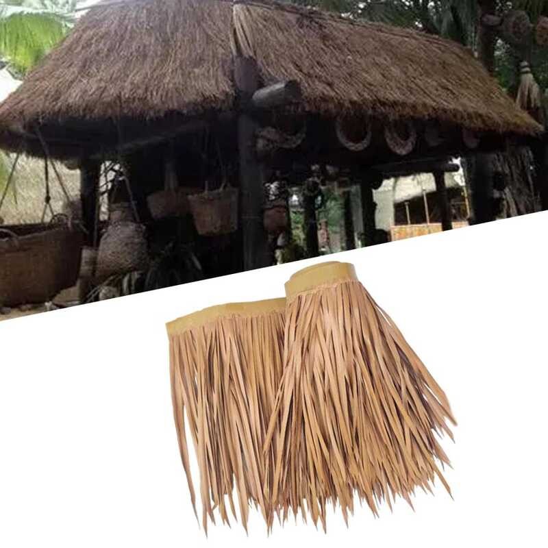 Fireproof Artificial Straw Roof Thatch Bar Hut Grass Stylish Waterproof ...