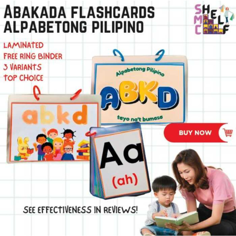 Flashcards For Kids Set ABAKADA SET 3 CHOICES (Remedial Reading ...