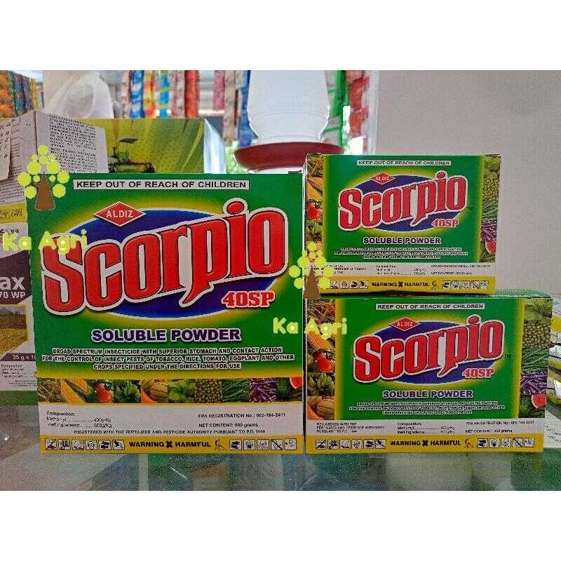 Scorpio 20Sc.Insecticide 500G Cbb-1315 | Shopee Philippines