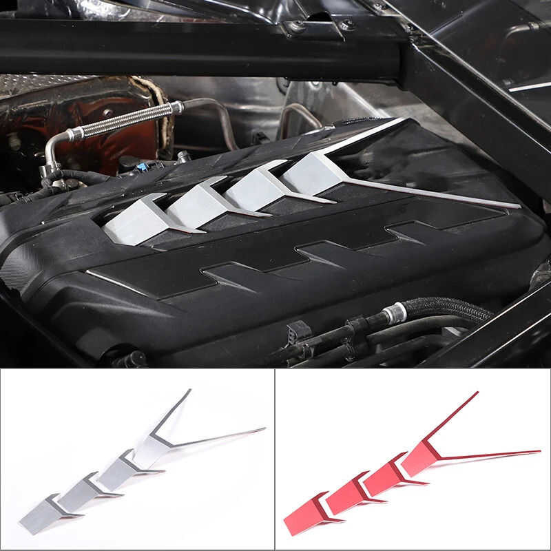 Aluminum Alloy Car Engine Hood Decorative Patch Sticker For Chevrolet ...