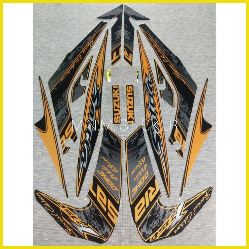 Raider 150 New Breed Decals/Sticker Black Gold | Shopee Philippines