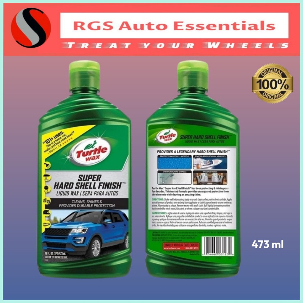 Turtle Wax Super Hard Shell Finish Liquid Wax | Shopee Philippines
