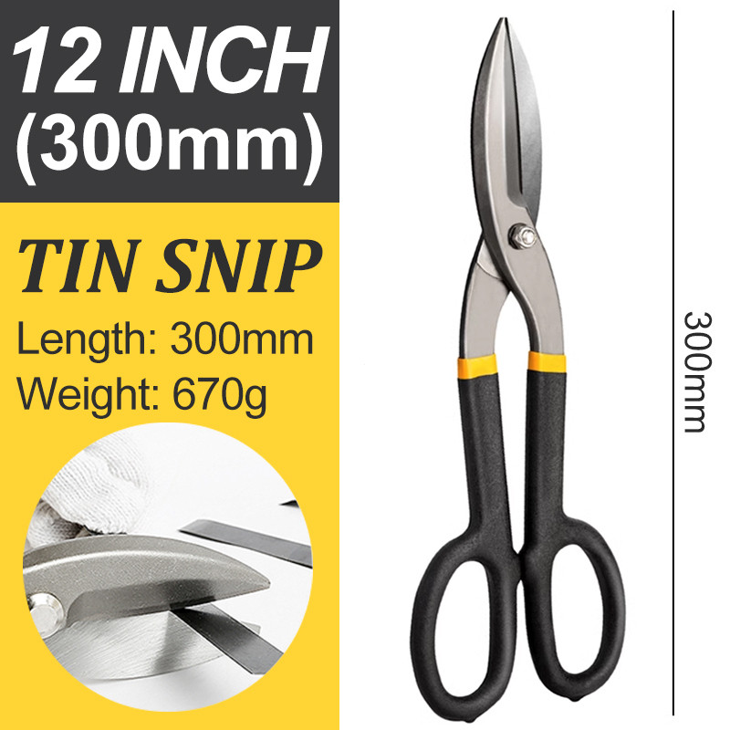 Tin Snip Gunting Yero 8" ,10" ,12" Heavy Duty Cutter Metal Sheet Yero ...