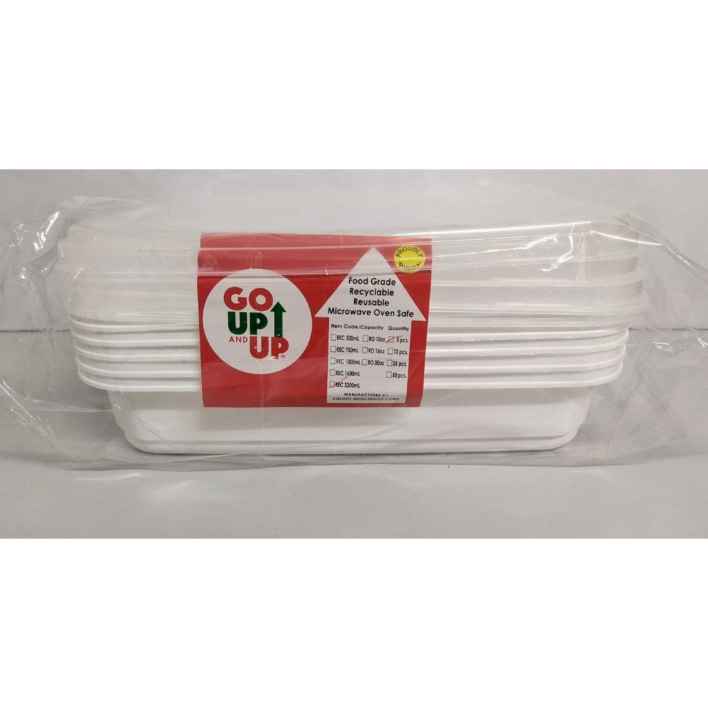 Re3200 Microwavable 3200ml cater tray food container (5sets/pack) go up ...