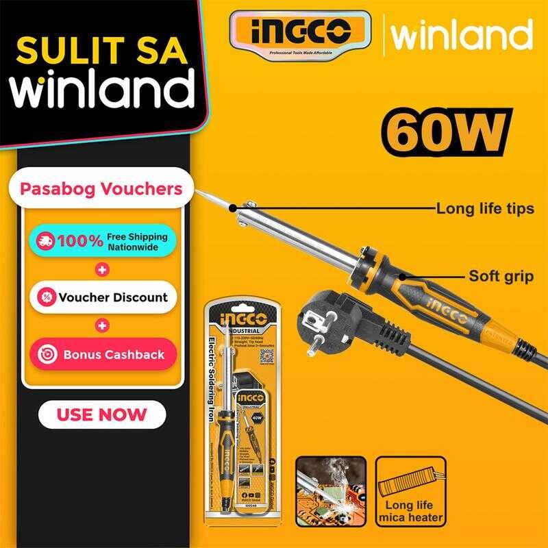 Ingco By Winland Industrial Grade Electric Soldering Iron 60W Si0268 ...