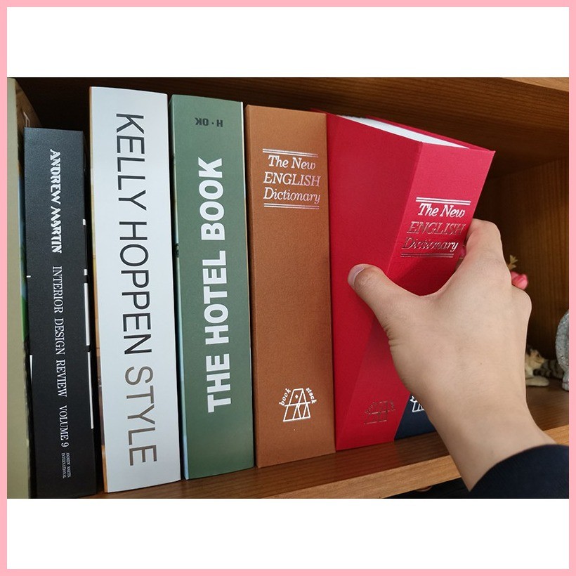 Dictionary Mini Safe Box Book Money Hidden Secret Security Safe Vault ...