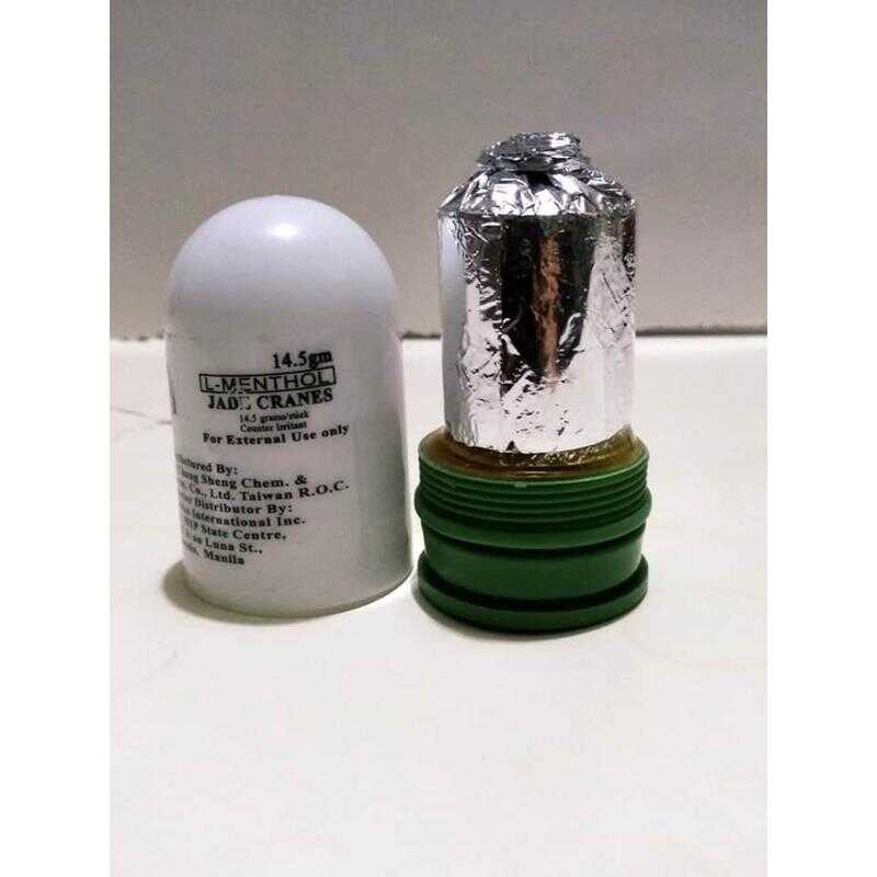 L-Menthol Jade Crane Menthol Stick (Pain Reliever) Edd | Shopee Philippines