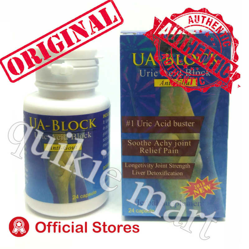 UA Block Uric Acid Support 24 Capsules – Relief, Detox, Longevity ...