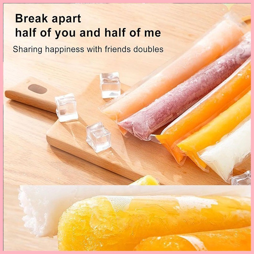 DIY Popsicle Bag Food-grade Self-sealing Bag Disposable Popsicle ...